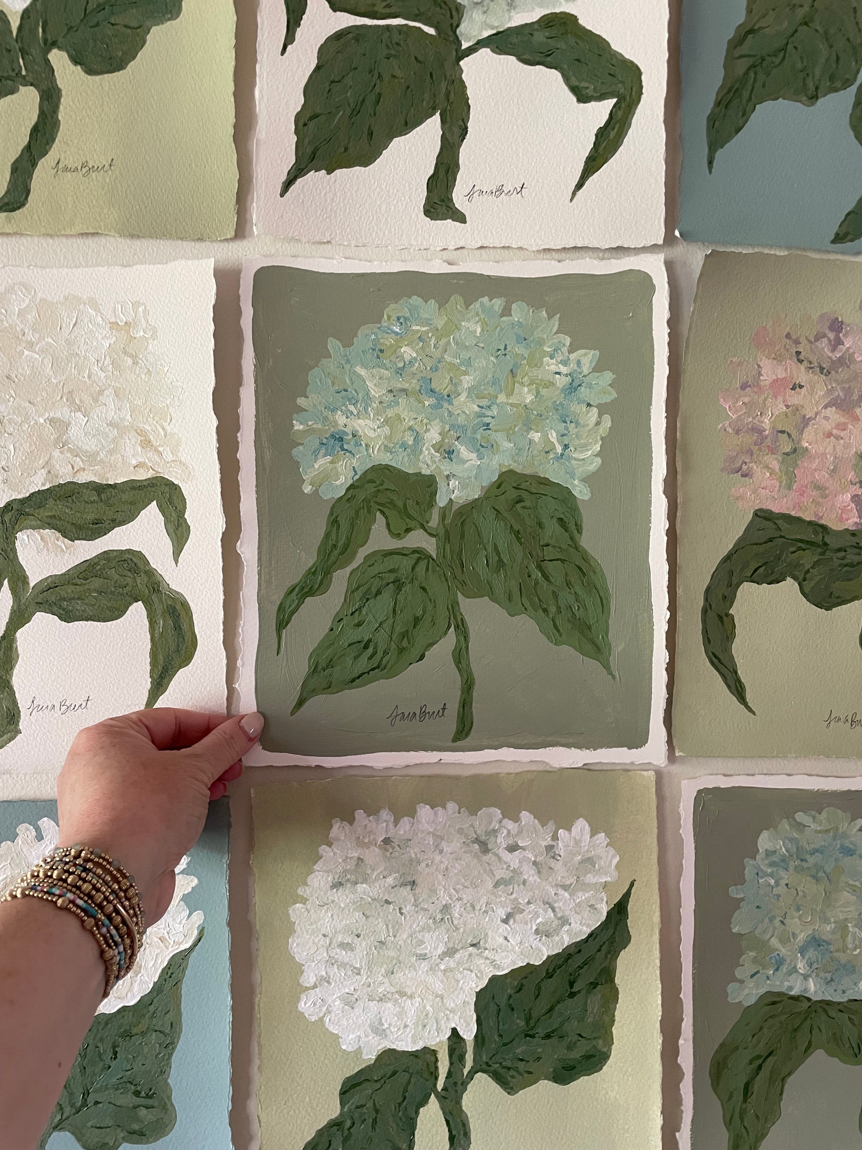 Summer Hydrangeas – Tara Burt Designs